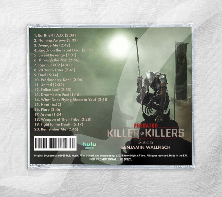 Predator: Killer of Killers (2025) Original Soundtrack 1CD Benjamin ...
