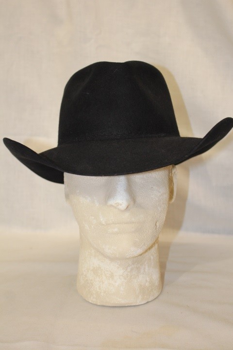 THE ROUNDUP Black Cowboy Hat Size 4XXXX - 6 &7/8 Beaver Quality-B114 | eBay