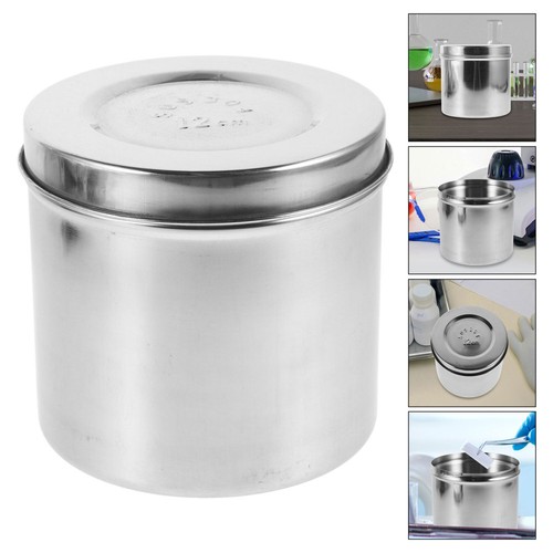 Jar Laboratory Container Square with Stainless Steel Lids | eBay