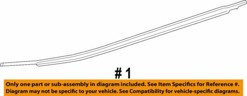 75710-33170 Toyota Moulding assy, front door belt, rh 7571033170, New ...