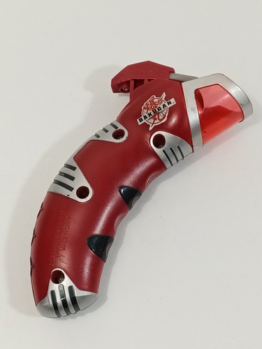 BAKUGAN BATTLE BRAWERS HAND LAUNCHER Red Ball Shooter Sega Toys Spin ...