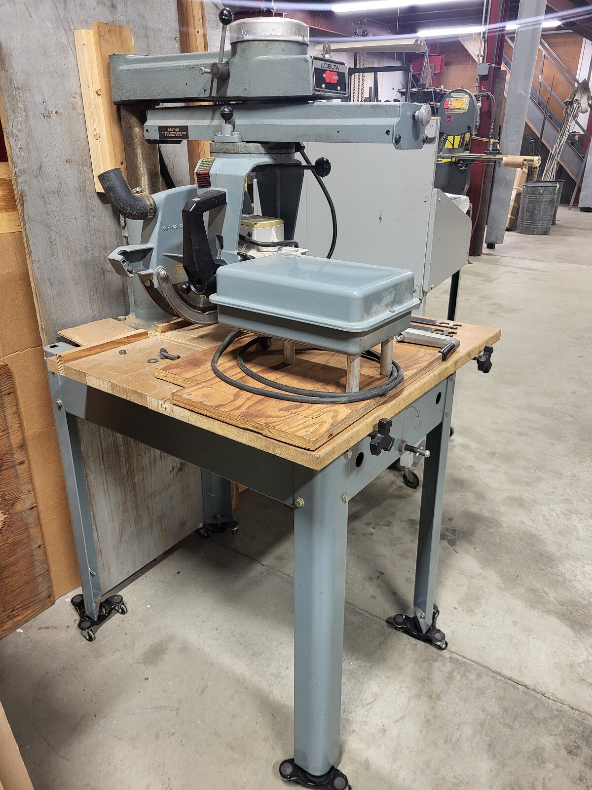 12" Delta Radial Arm Saw, 120/230 volts, 1 phase, Supports | eBay
