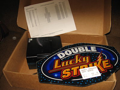 conversion kit Slot Machine Topper DOUBLE LUCKY STRIKE jcm cashbox ...
