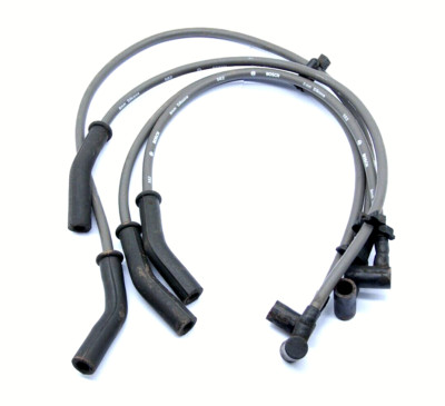 IGNITION COIL SPARK PLUG LEADS FOR RENAULT CLIO TWINGO 98-08 1.2 D7F ...