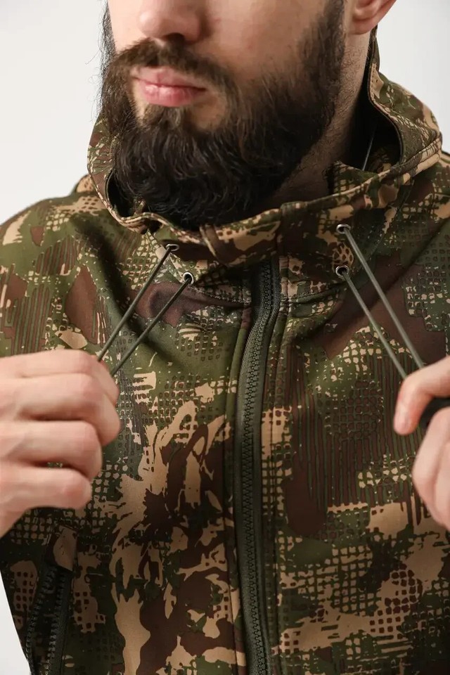 Tactical Soft Shell Jacket “Predator” Camo Ukrainian National Guard ...