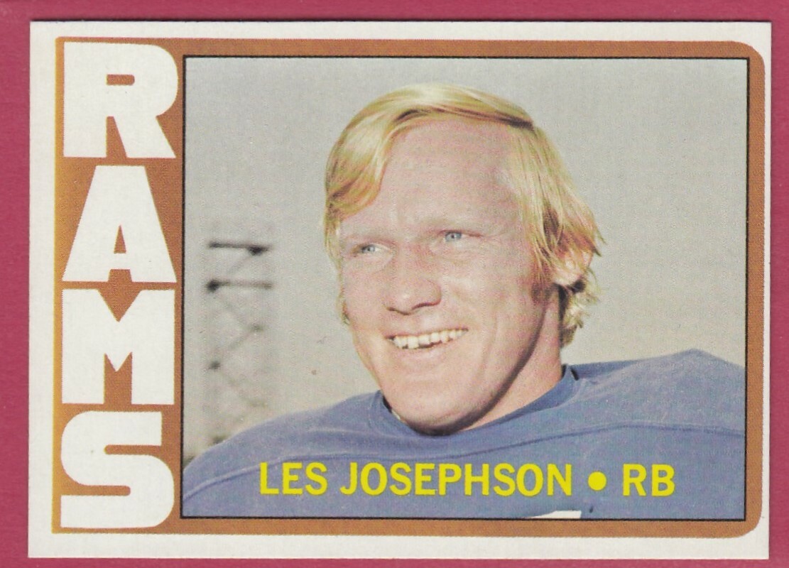 1972 Topps # 247 Les Josephson - Rams-- Box 727-479 | eBay