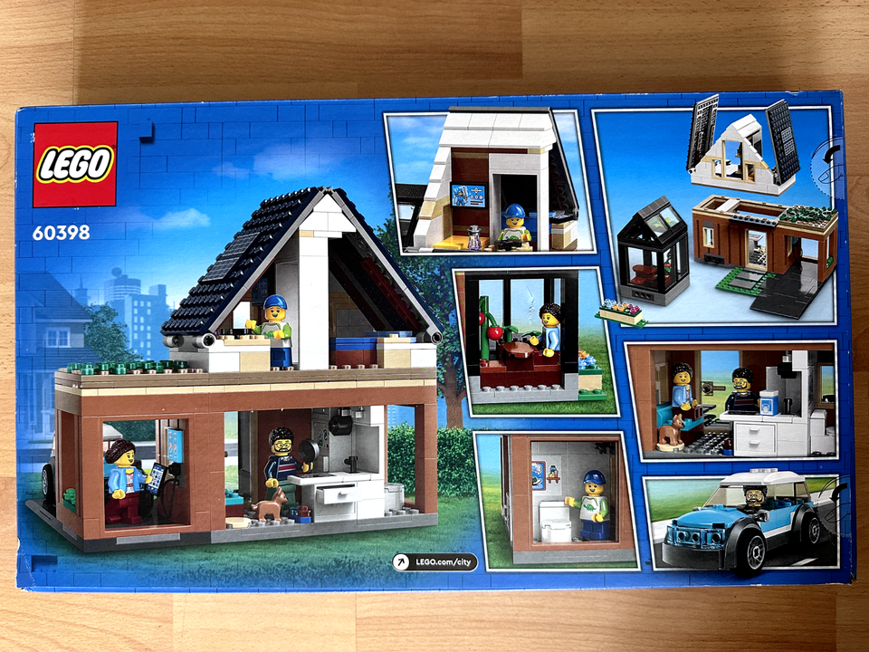 LEGO CITY TOY SET 60398 Family House and Electric Car NISB New & Sealed ...