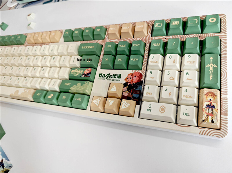 The Legend of Zelda 140 Keycaps PBT Cherry Height Keycap for Cherry MX ...
