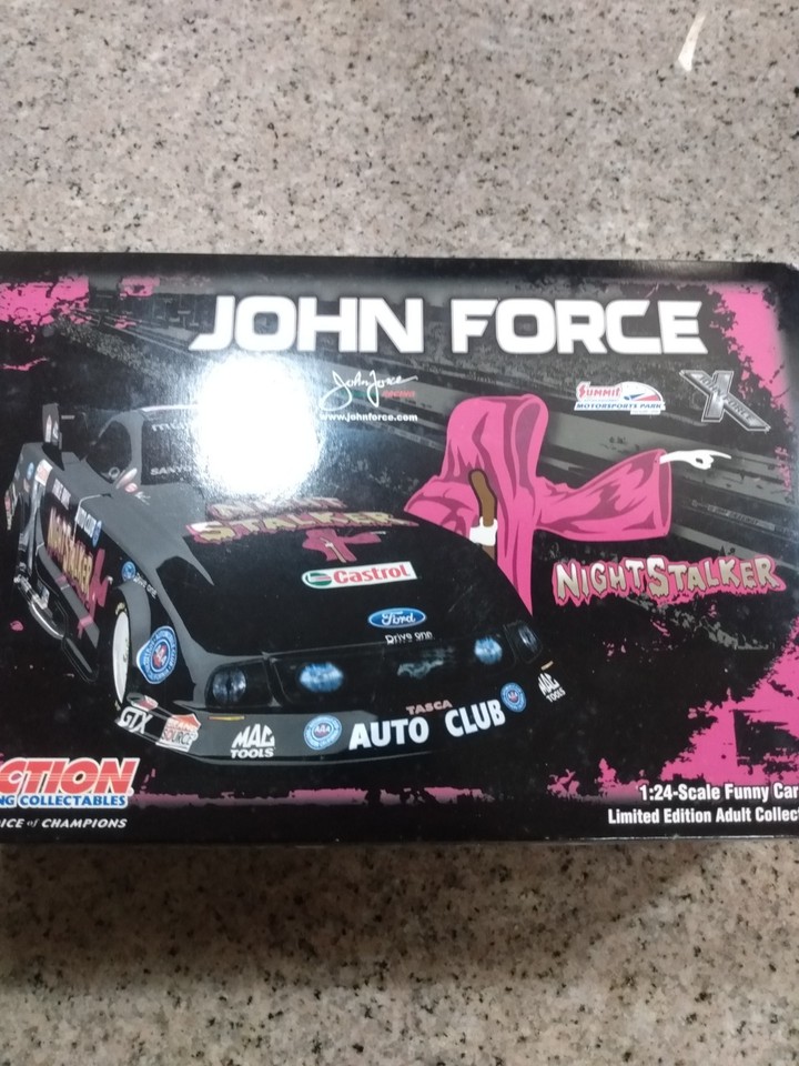 john force 1/24 funny car diecast Night Stalker Stalker Standard Paint ...