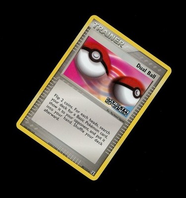 2005 Pokemon EX DELTA SPECIES STAMP TRAINER DUAL BALL HOLO 89/113 PLAY ...