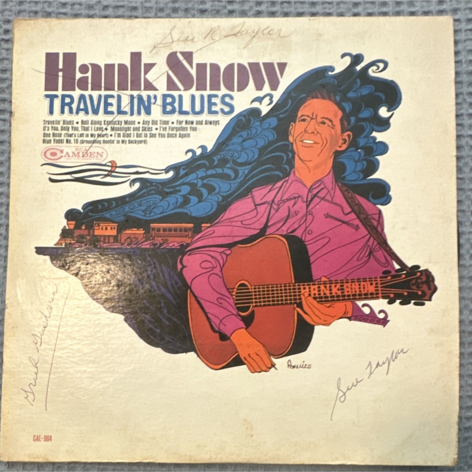 Hank Snow Travelin' Blues LP Vinyl Record Blues Camden CAL-904 | eBay