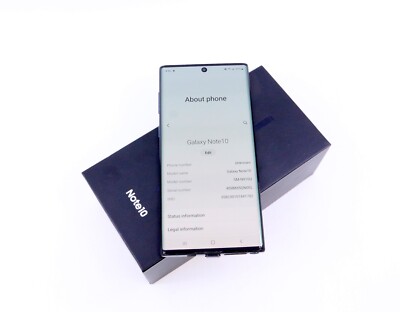 Samsung Galaxy Note 10 SM-N970U 256GB T-Mobile( Clean ESN ) Black Color ...