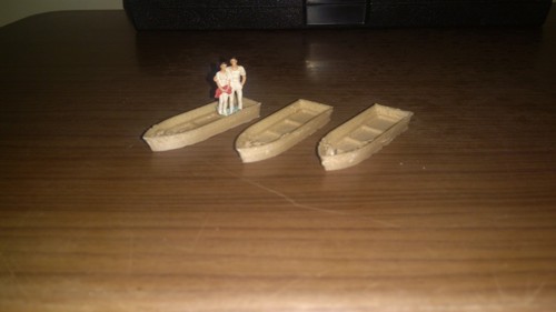 Ho 1/87 Scale Row Boat Lot 3 pcs | eBay