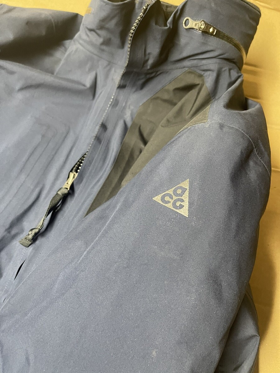 Nike Lab ACG 2-IN-1 Jacket Men's Sz XL Navy Blue Goretex Nike Lab ACG 2-IN-1 Jacket Men's Sz XL Navy Blue Goretex