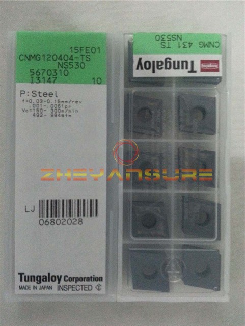 Tungaloy CNMG120404-TS NS530 CNMG431-TS Carbide Insert 10PCS/box for ...