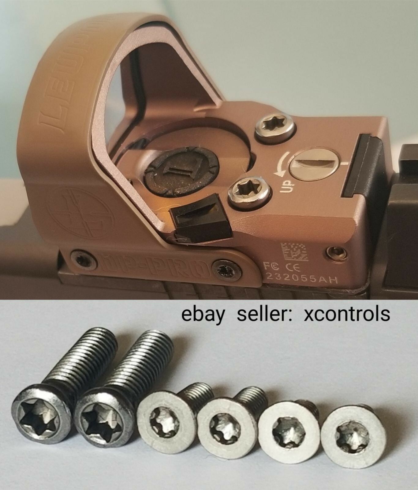 Leupold Deltapoint Pro Steel & S/S screws / TORX Kit for GLOCK MOS ...