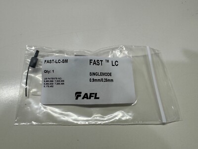 AFL FAST-LC-SM Fast LC Singlemode Fiber Optic Connectors 0.9/0.25mm | eBay
