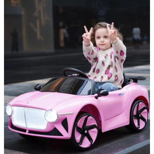 Pink Ride On Car, Kids Electric Car, Riding Toys For Kids With Remote ...