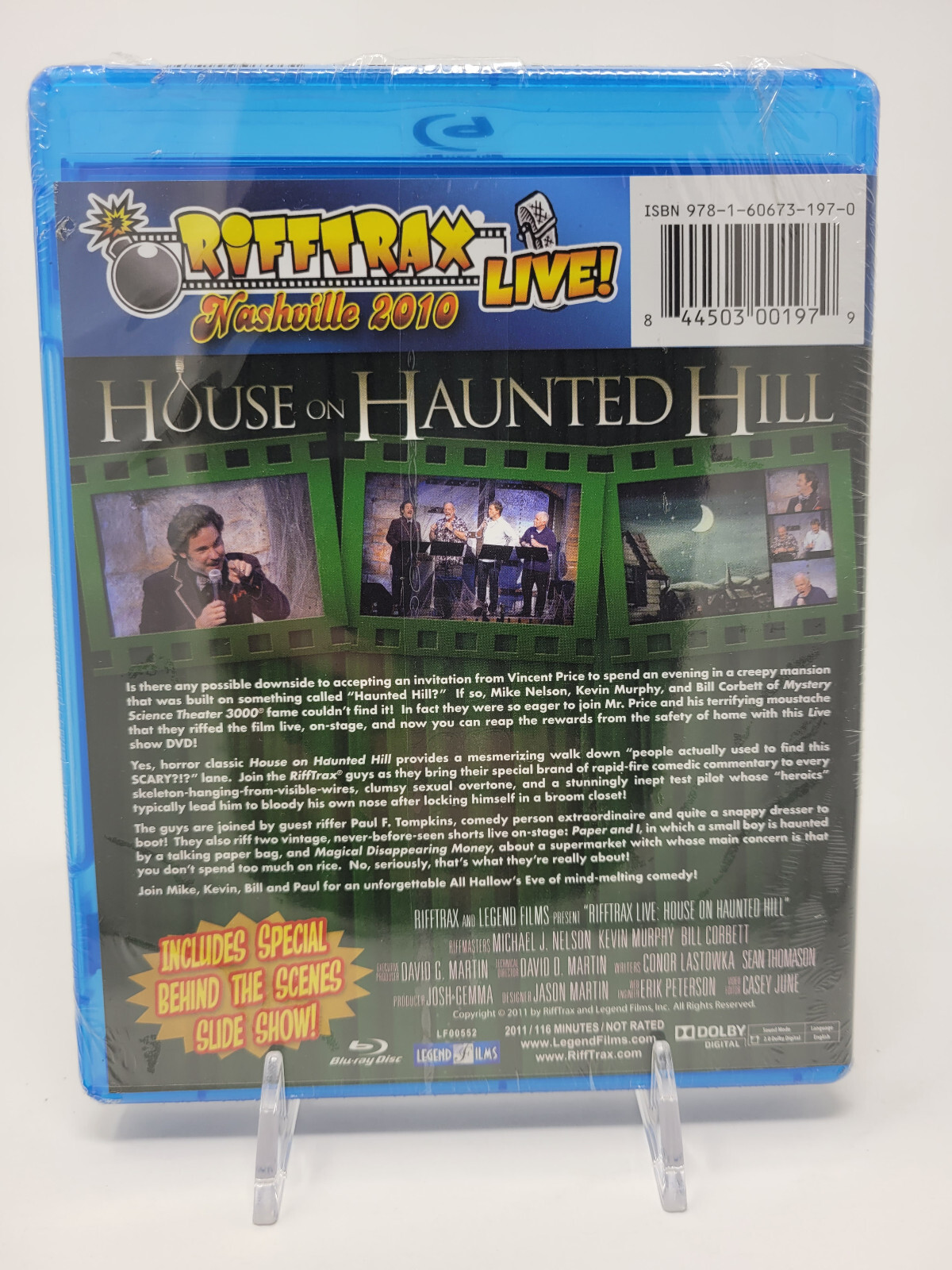 Rifftrax Live: House on Haunted Hill (Blu-ray) for sale online | eBay