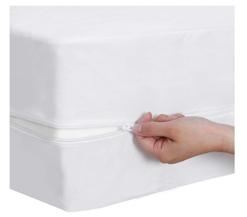Waterproof Zipped Mattress Protector - Double Bed | eBay Australia
