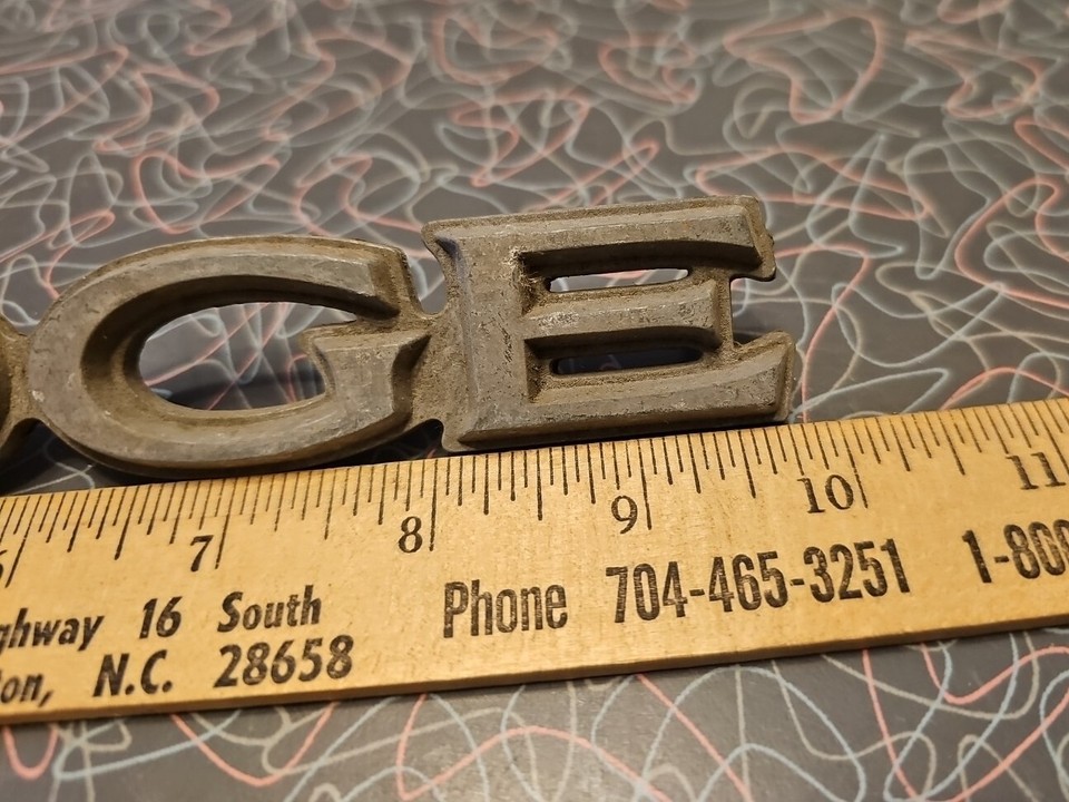 Vintage 1960's? DODGE Truck Van? D100 Emblem Badge Nameplate OEM Part ...