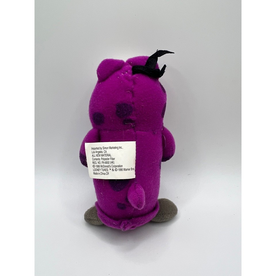 Space Jam 1996 Nerdlucks SM Purple Alien Bupkus Toy McDonald's Happy ...