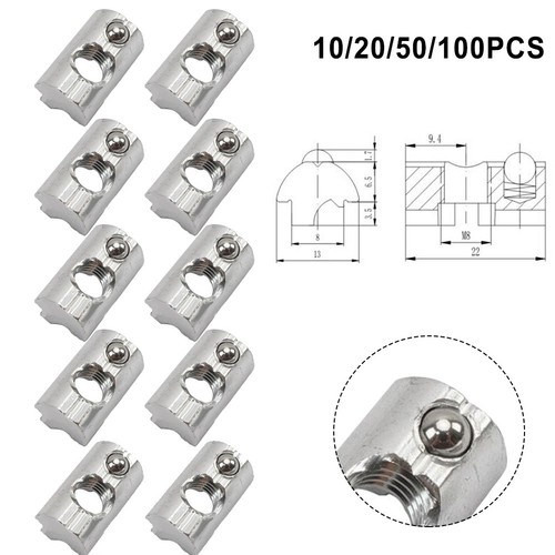 Aluminum Sliding Block With Stainless Steel Spring Ball/Solar M8 Thread ...
