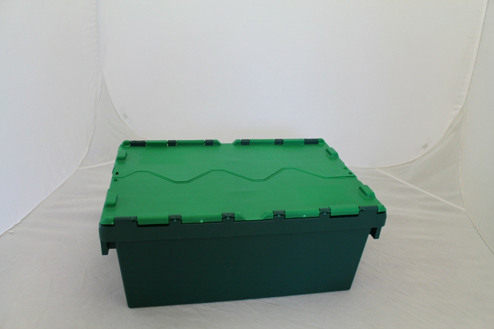 10 x New Green Removal Storage Crates Box Container 40L | eBay UK