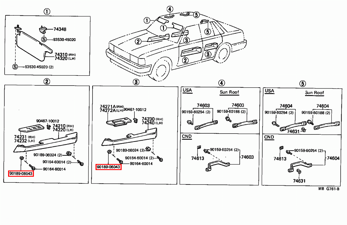 Genuine Toyota Cressida RX73 RX72 Cressida Wagon RX72 Front Armrest ...