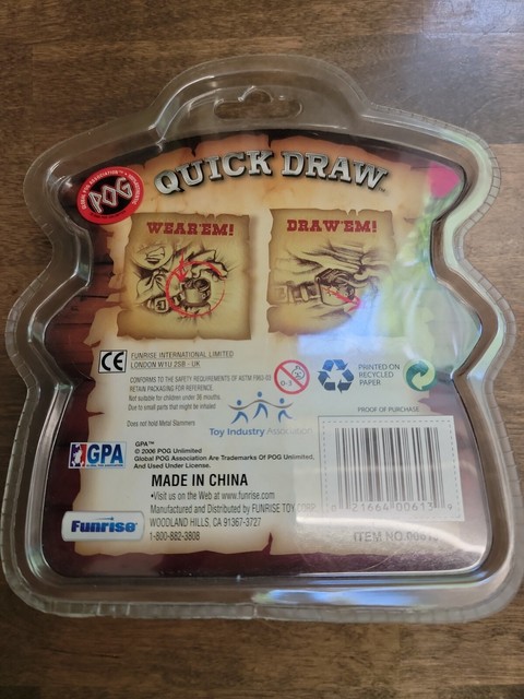 2006 Funrise Quick Draw POG Holder * Holds 11 Pogs and 1 Slammer for ...