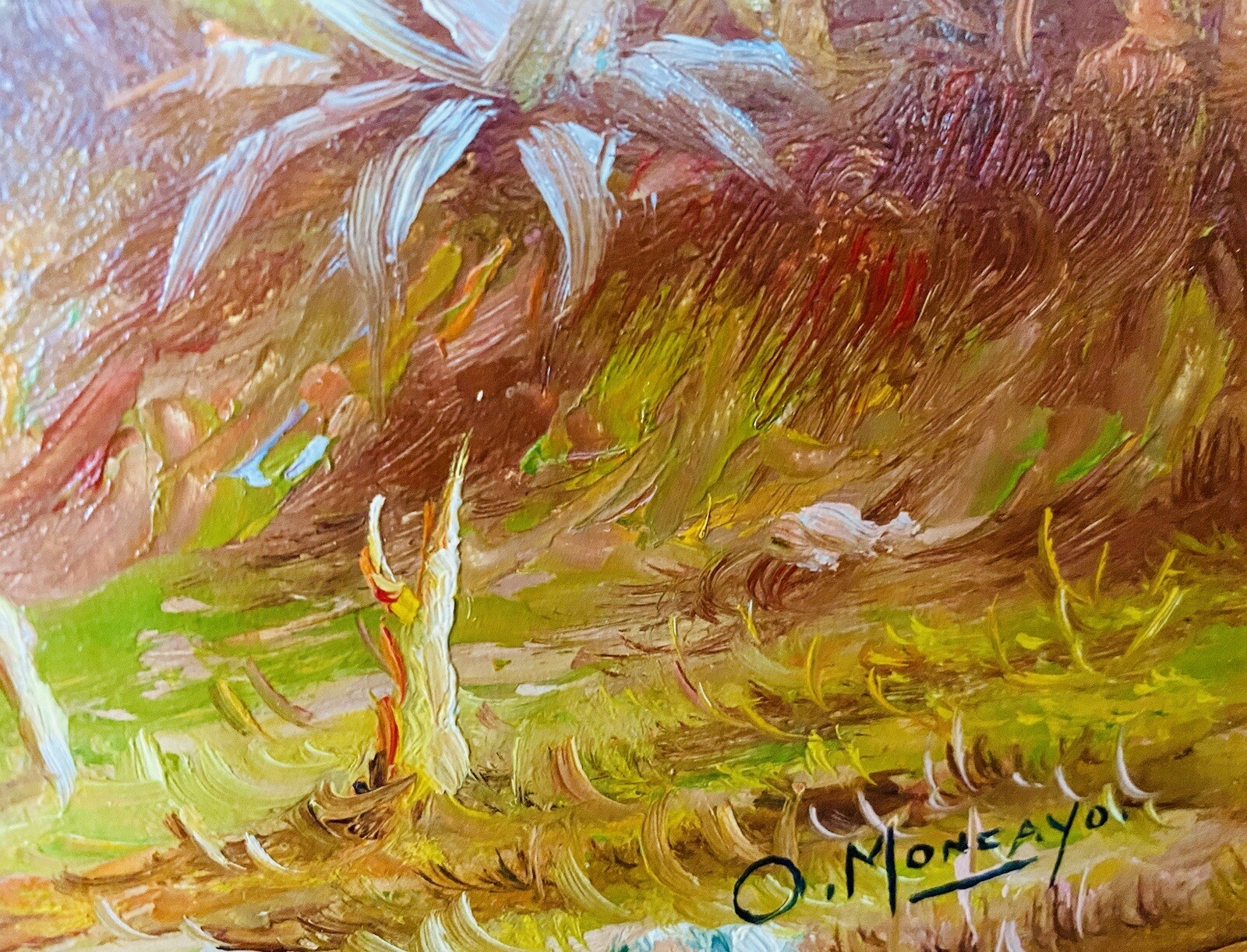 Oil Painting By O. MONCAYO. “El Altar Ecuador” | eBay