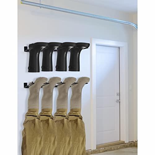 ORLESS Wader Hangers 4-Pair Boot Rack Garage Boot Storage, Cowboy Boot ...