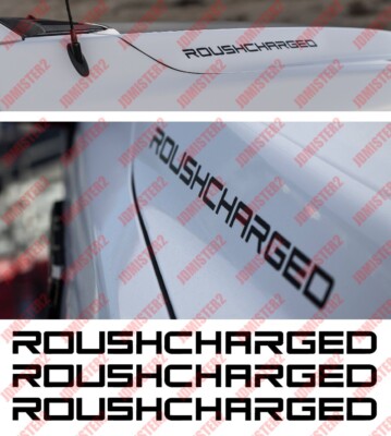 Roush Charged Decals Hood Vinyl Stickers USA Decal Roush Stickers - Any ...