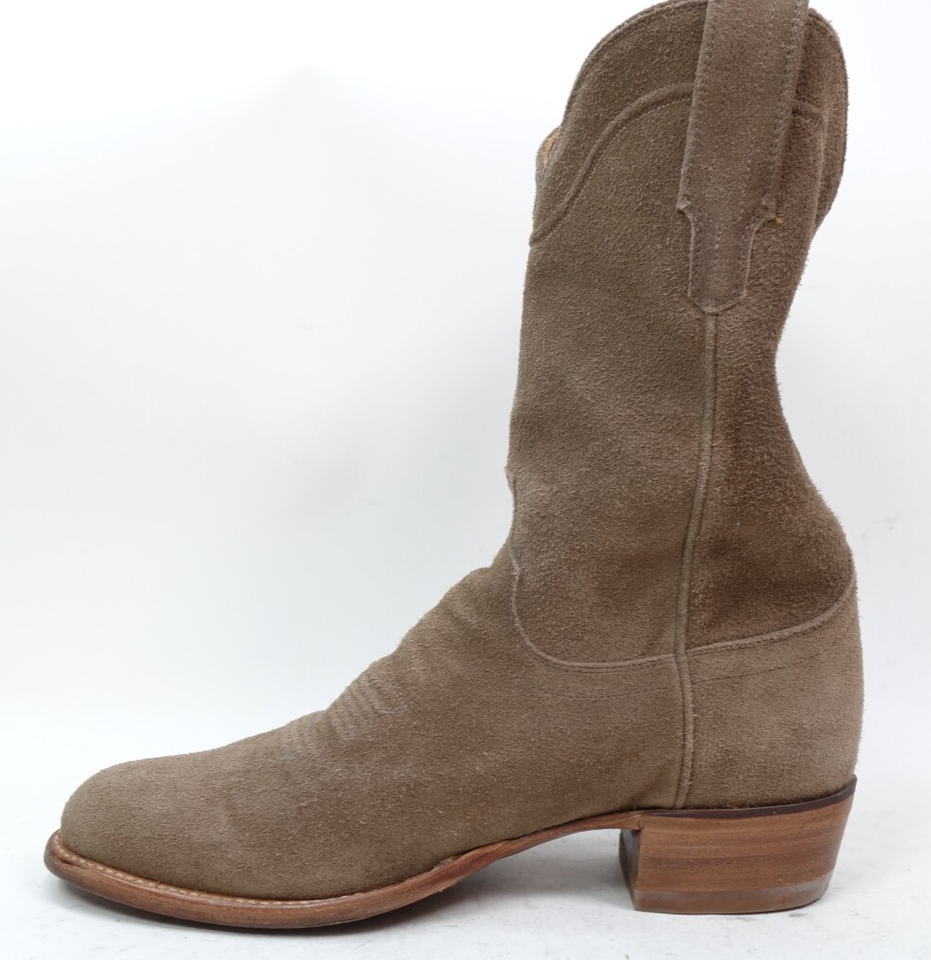 Tecovas Suede Cowboy Boots Brown Men Size 10 D | eBay