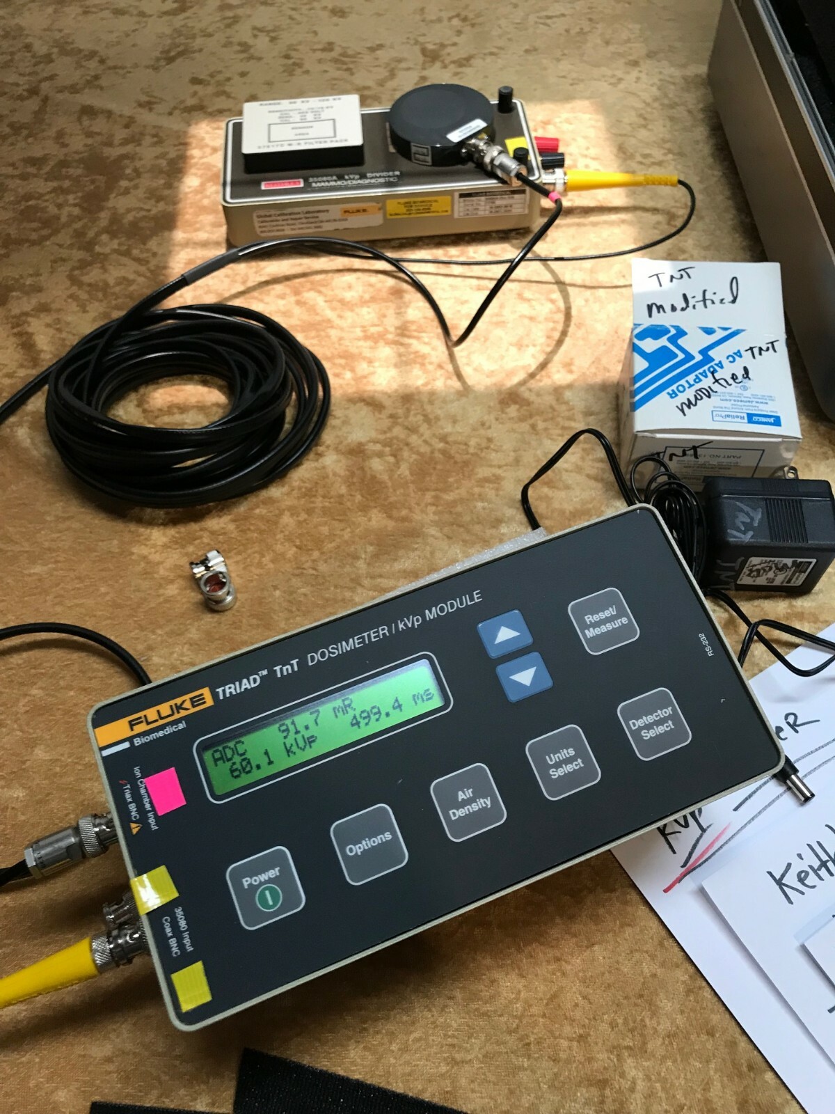 FLUKE 35050 Triad xray test meter kit inovision radcal unfors raysafe ...