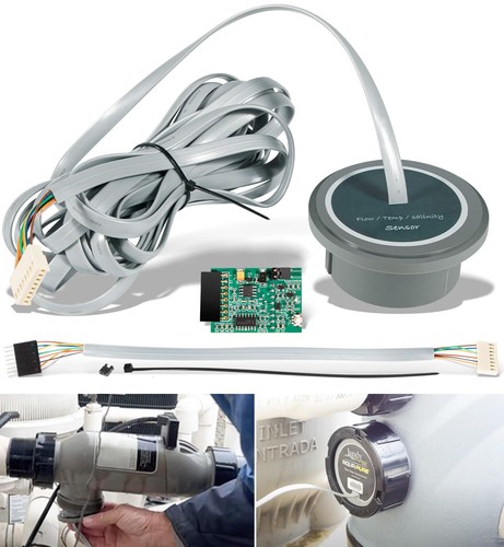 R0452500 Salt Cell Flow/Salinity/Temp Sensor For Zodiac Jandy PureLink ...