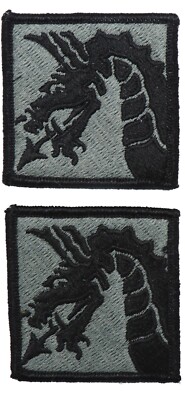 2 US Army 18th Airborne Corps XVIII ACU Authentic Hook & Loop Patches ...