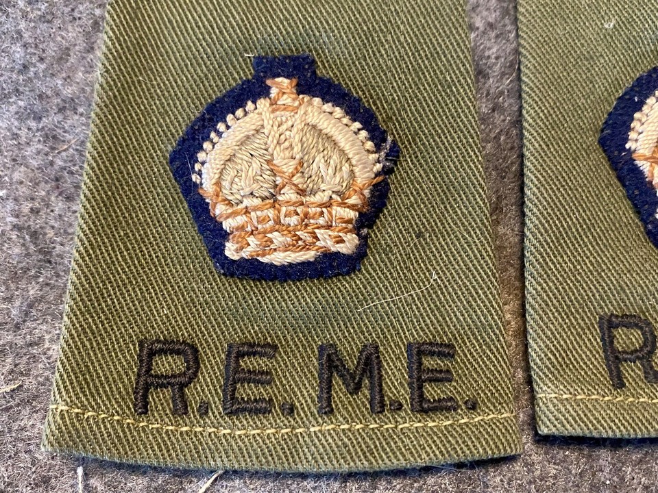 Original British Army JG Rank Slides, Major, REME, Pair | eBay