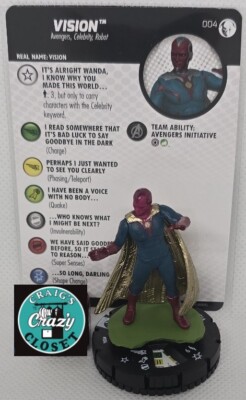HeroClix Vision 004 Marvel Studios Disney Plus Set New Common | eBay