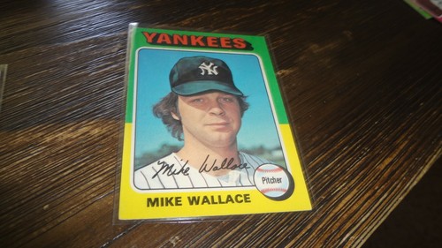 1975 TOPPS # 401 MIKE WALLACE BASEBALL CARD | eBay