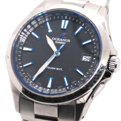 Casio Oceanus OCW-S100-1AJF Solar Radio Men's Watch Working Japan Free ...