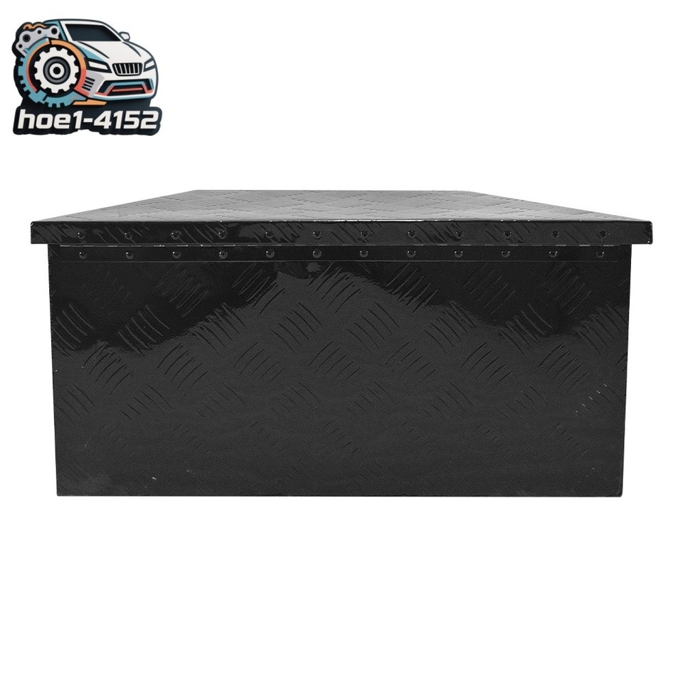 26"X13.3"X12" Black Aluminum Pickup Truck Trailer Storage Tongue Tool ...