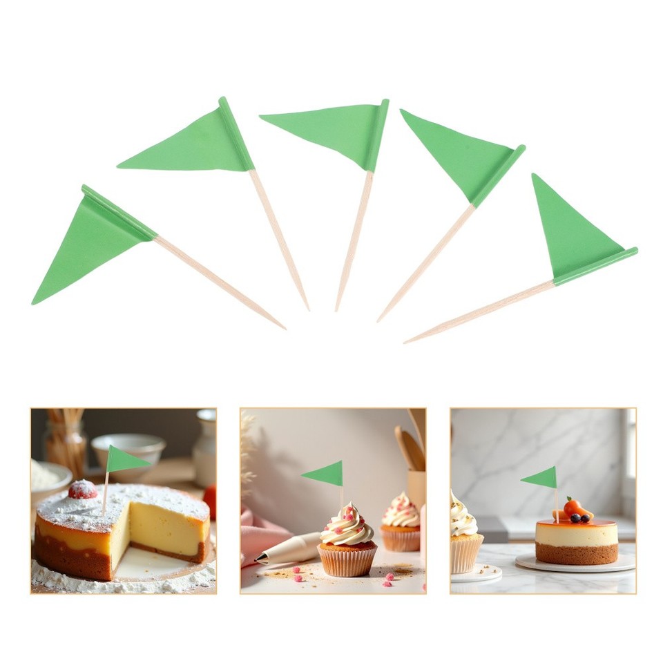 400pcs Toothpick Triangle Flags: Food Labels for Party Buffet - Flag ...