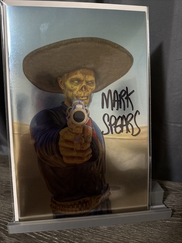 Mark Spears Monsters #1 4th Printing Ltd 300 Foil Signed Mark Spears w ...