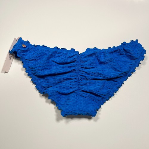 Victoria Secret Medium M Bikini Bottom Ruffle Cheeky Ruched Back ...