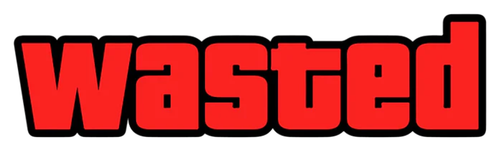 WASTED DECAL FUNNY STICKER AUS MADE STOCK 105mmx30mm | eBay