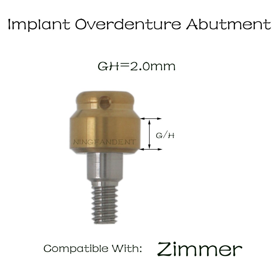 Zimmer Mis Adin Dental Locator Abutments Male Caps Tools For Ø3.5/4.5mm ...