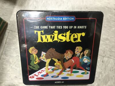 NEW Twister Nostalgia Edition ~ In Tin Box ~ Factory Sealed ~ Hasbro ...