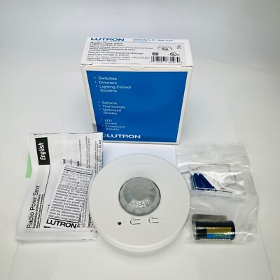 Lutron LRF2-OCR2B-P-WH Ceiling Occupancy Sensor Radio Powr Savr SHIPS ...