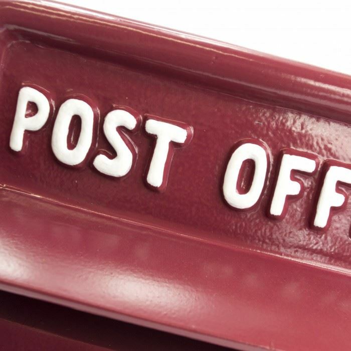 Traditional King George Post Box Faceplate in Cherry | eBay UK